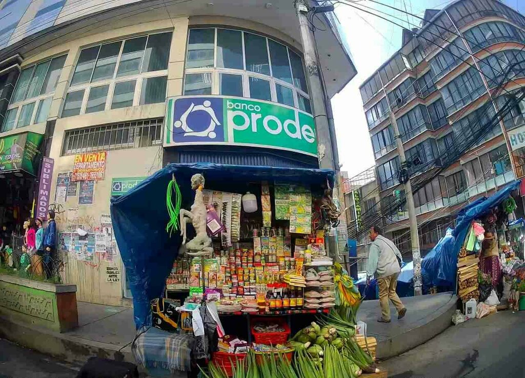 Mini-market Market Post, La Paz, foto