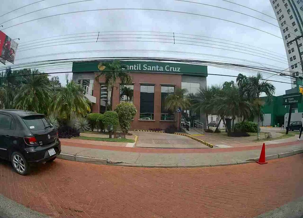 Banco Mercantil Santa Cruz - AG. El Cristo, bank, Santa Cruz de la ...