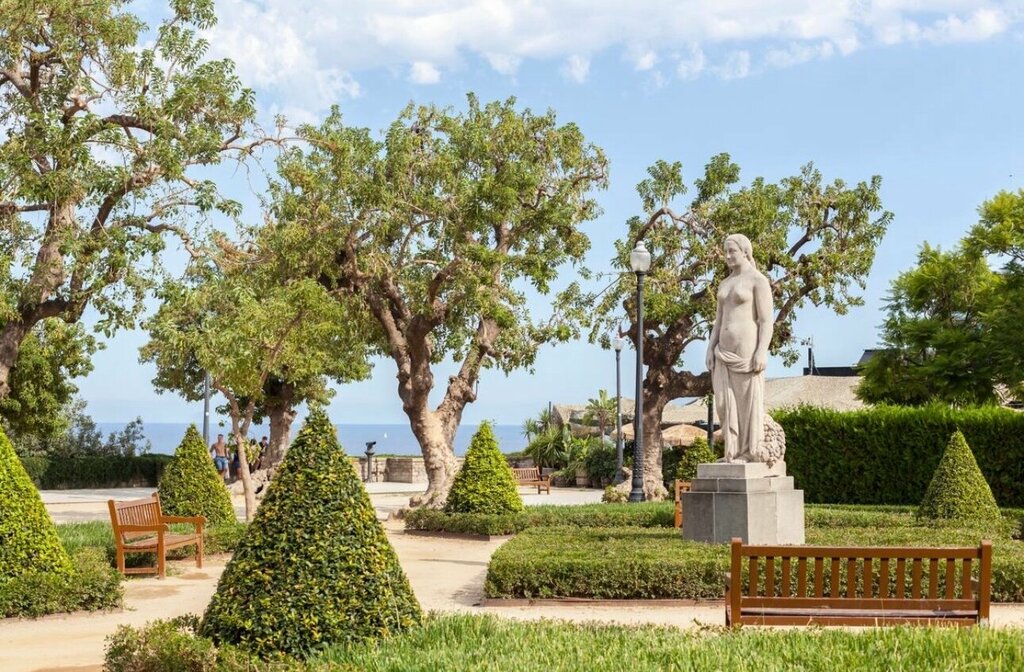 Kültür ve eğlence parkları Jardins de Miramar, Barselona, foto