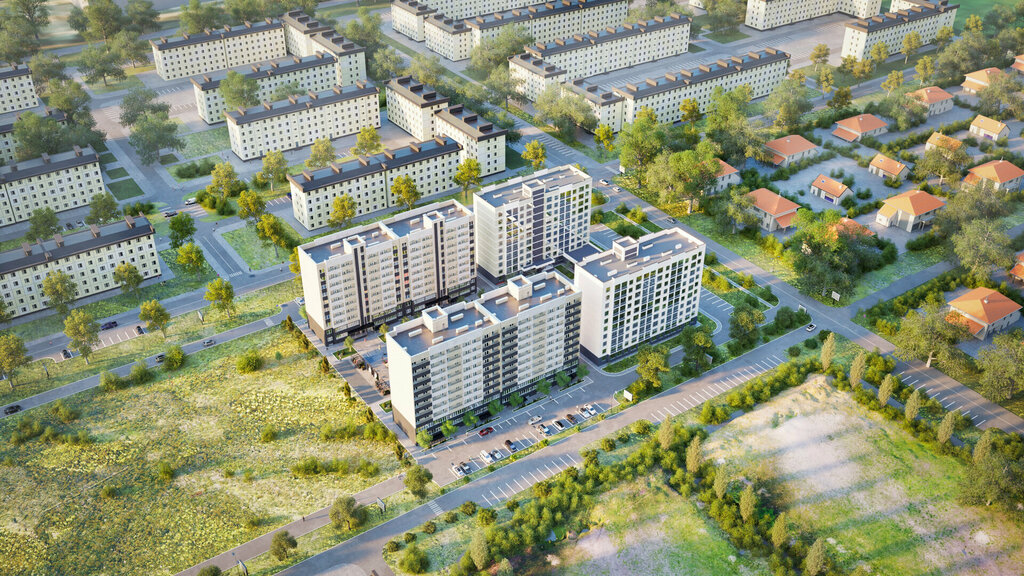 Konut blokları Цитрус, Krasnodar, foto