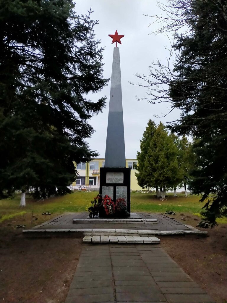 Anıt, heykel Погибшим в годы Великой Отечественной войны, Brestskaya oblastı, foto
