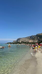 Beach Mondello (Sicily, Palermo), plaj  Sicilya'dan