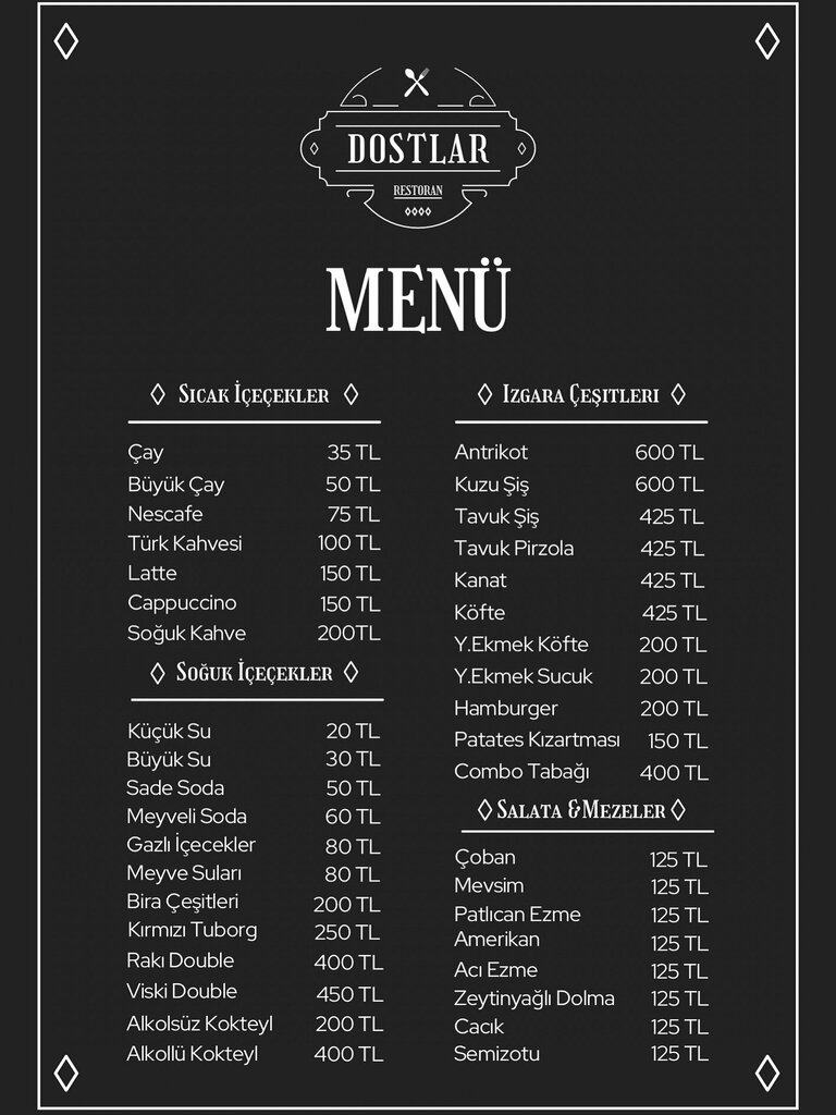 Restoran Dostlar Cafe & Restaurant, İstanbul, foto