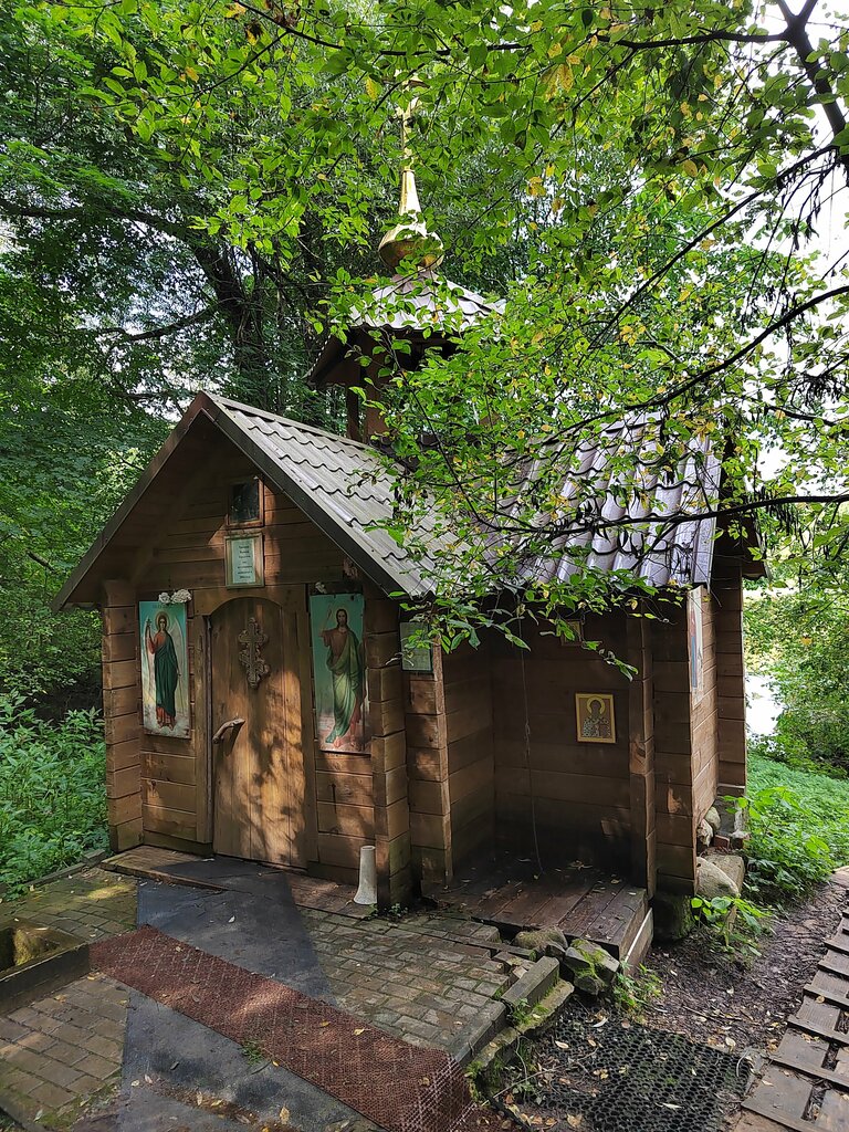 Ortodoks kiliseleri Chasovnya Ioanna Predtechi u Dunino, Zvenigorod, foto