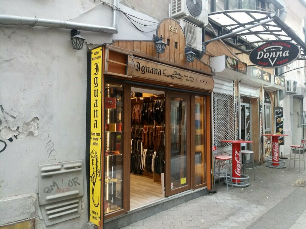 Kürk ve deri giyim mağazaları Iguana Hand Made, Novi Sad, foto