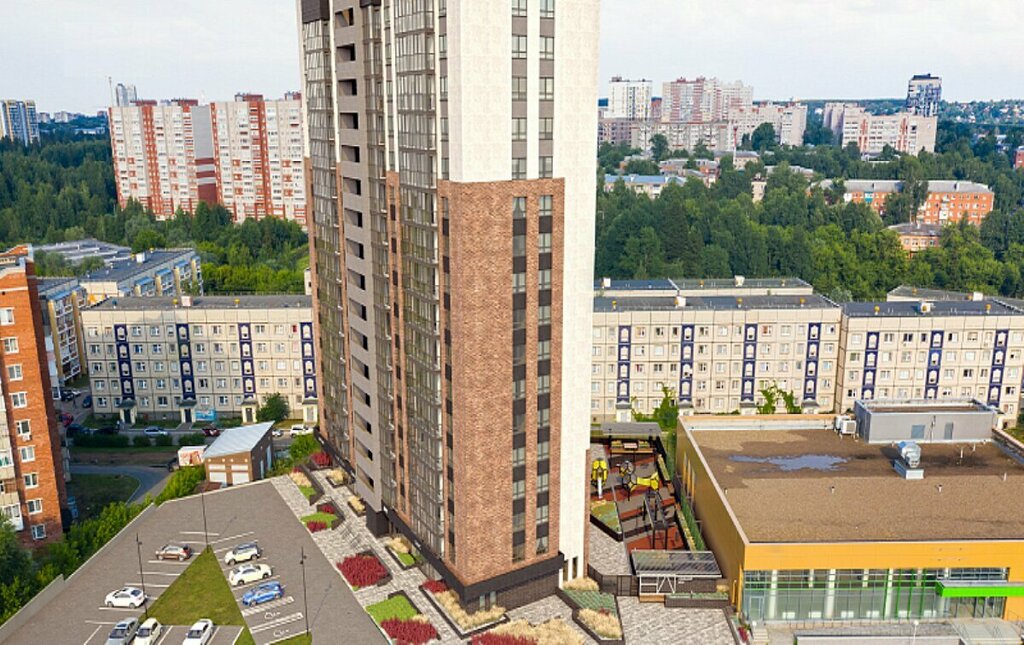 Konut blokları Немецкий дом, Izhevsk, foto