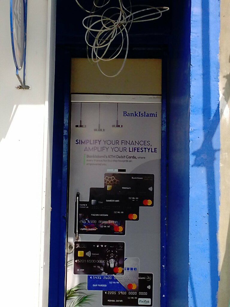 ATM'ler Bank Islamic, Karaçi, foto