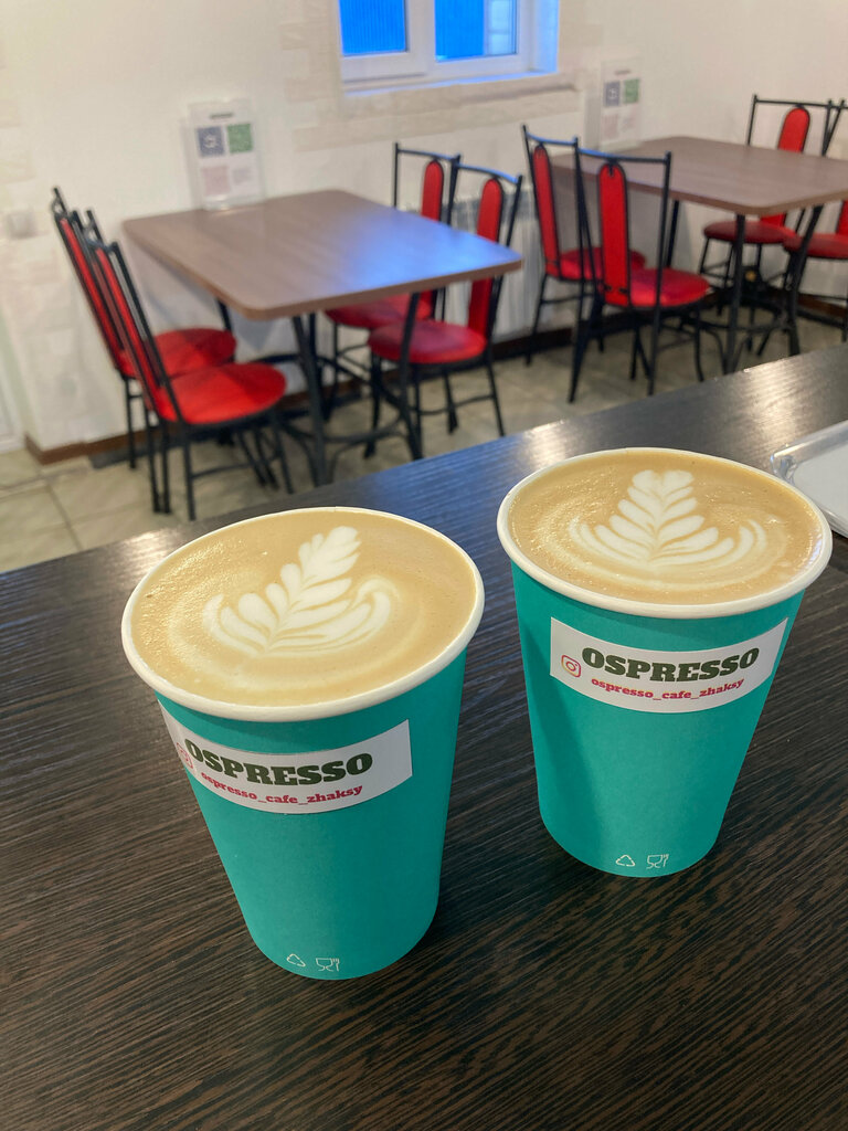 Kahve dükkanları Ospresso, Akmola eyaleti, foto