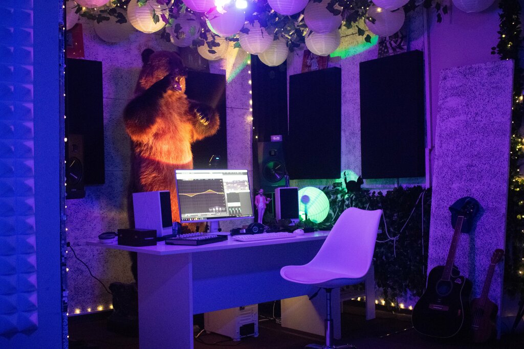 Ses kayıt stüdyoları G-Rizz Records, Moskova, foto