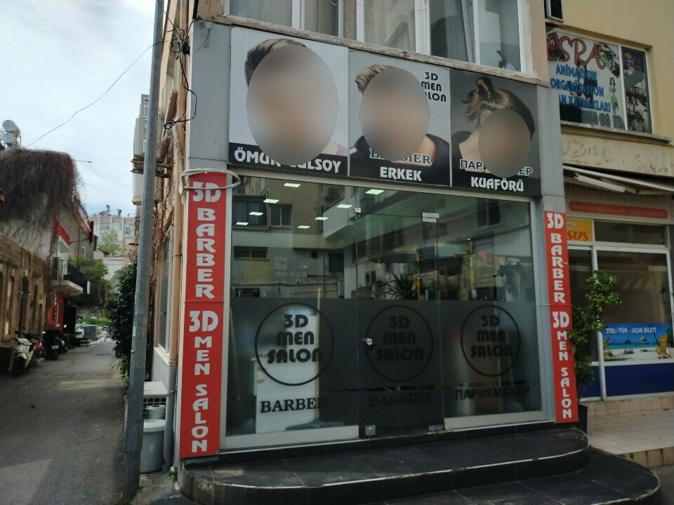 Berberler 3D Erkek Kuaförü, Antalya, foto