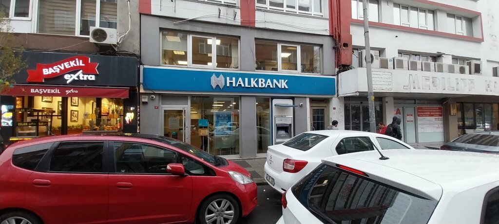 ATM'ler Halkbank ATM, İstanbul, foto