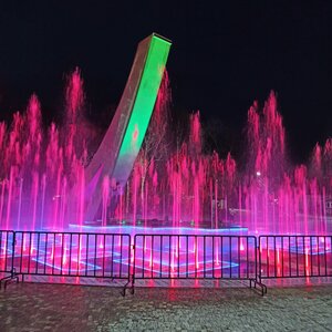 Музыкальный фонтан (Sakhalin Region, Yuzhno-Sakhalinsk, Gorodskoy park kultury i otdykha imeni Yu.A. Gagarina), çeşme  Sakhalinsk'ten