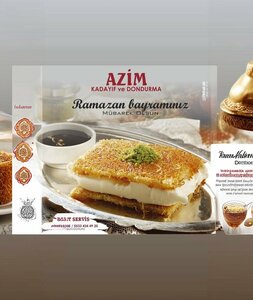 Azim Kadayıf & Dondurma Karaköprü (Şanlıurfa, Karaköprü, Karşıyaka Mah., Kızılyer Cad., 4), kafe  Karaköprü'den