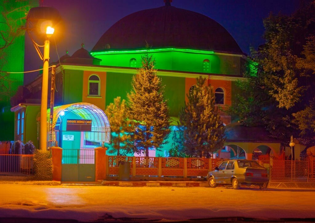 Cami Karamık Köyü Cami, Çay, foto