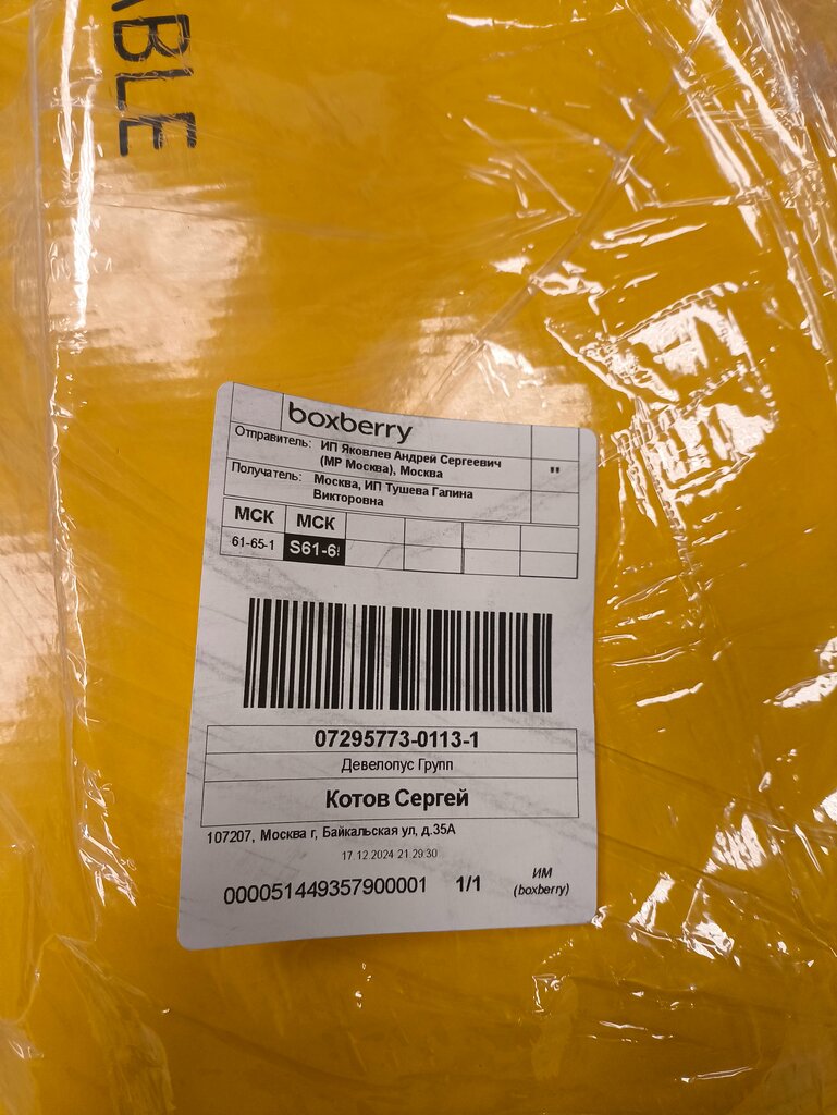 Toptancılar Developus, Moskova, foto