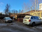 Waste sorting (Moscow Region, Naro-Fominsk, Privokzalniy Microdistrict, zhiloy kompleks Grand-Kaskad), ayrı çöp toplama noktası  Naro‑Fominsk'ten
