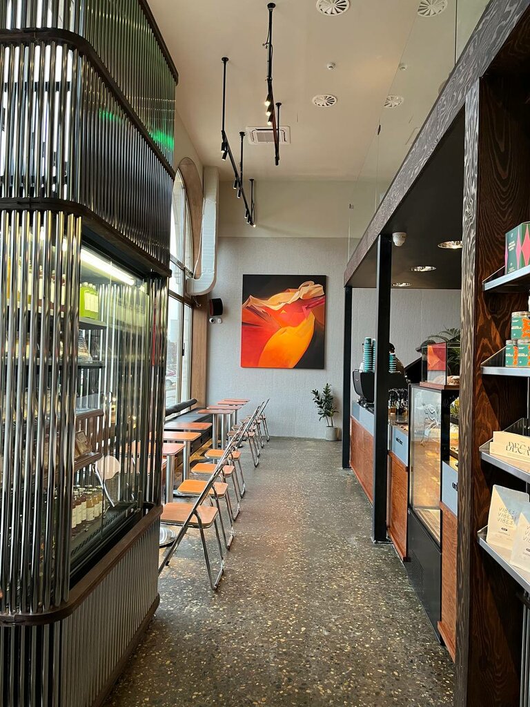 Kahve dükkanları Surf Coffee X Science, Moskova, foto