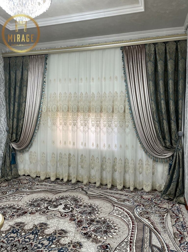 Perde ve korniş üreticileri Curtain store, Taşkent, foto