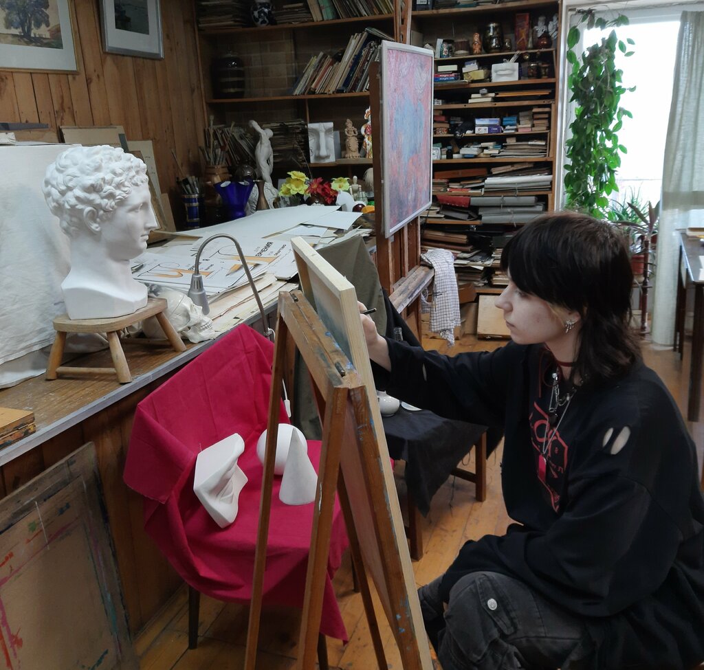 Sanat atölyeleri Art Zhigachev, Moskova, foto