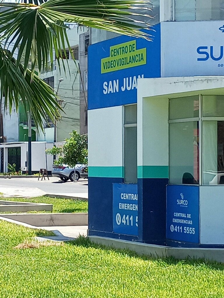 Geçiş noktaları, güvenlik kontrol alanı Centro de Videovigilancia San Juan, Lima, foto
