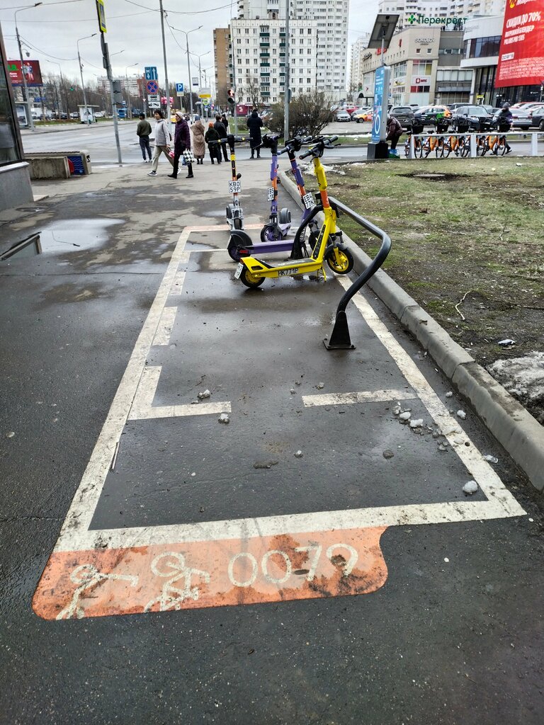 Bisiklet park yerleri Велопарковка, Moskova, foto