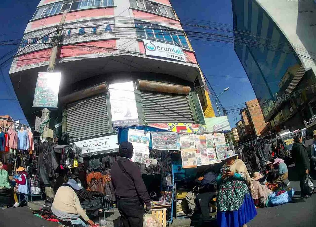 Giyim mağazası Bianchi, La Paz, foto
