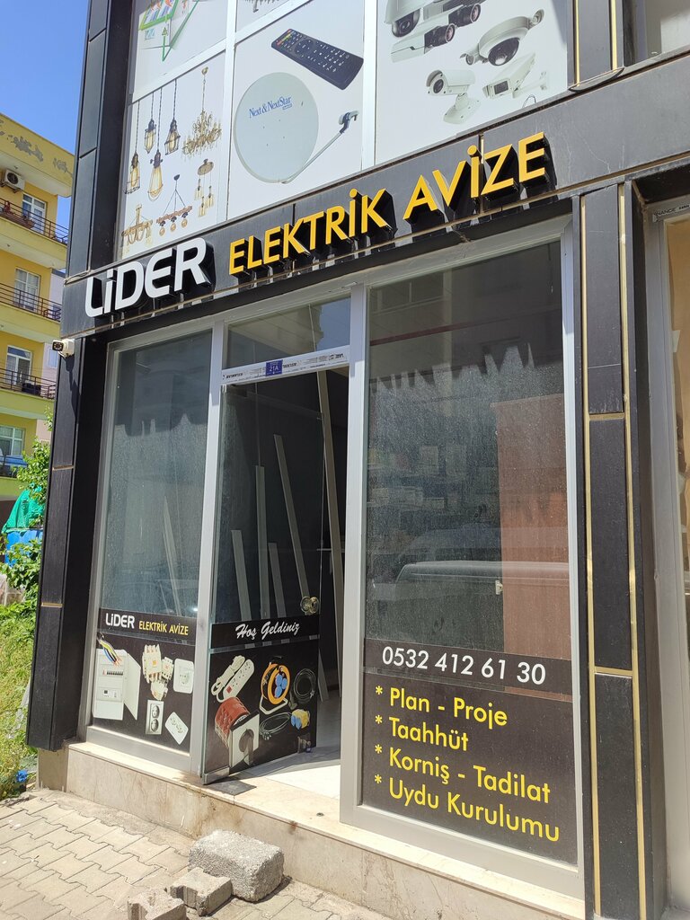 Lamba ve avize mağazaları Lider Elektrik Avize, Erdemli, foto