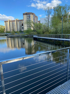 Тропа первых (Moscow Region, Schyolkovo, ozero Chkalovskoye), seyir terası  Şçolkovo'dan