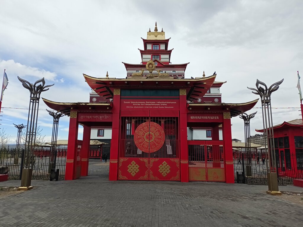 Pagoda Glavny buddiysky khram Respubliki Tyva Tsechenling, Kızıl, foto