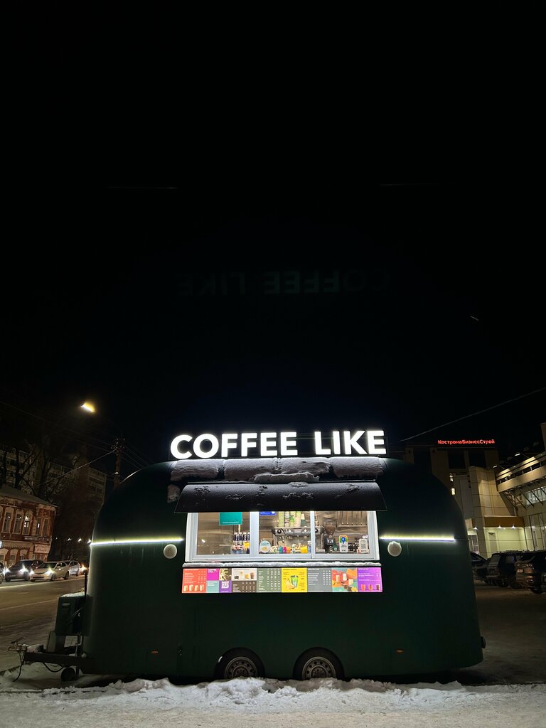 Kahve dükkanları Coffee Like, Kostroma, foto