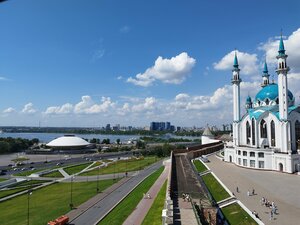 Observation deck (No:16/1, Vakhitovskiy City Administrative District, Kreml Territory), seyir terası  Kazan'dan