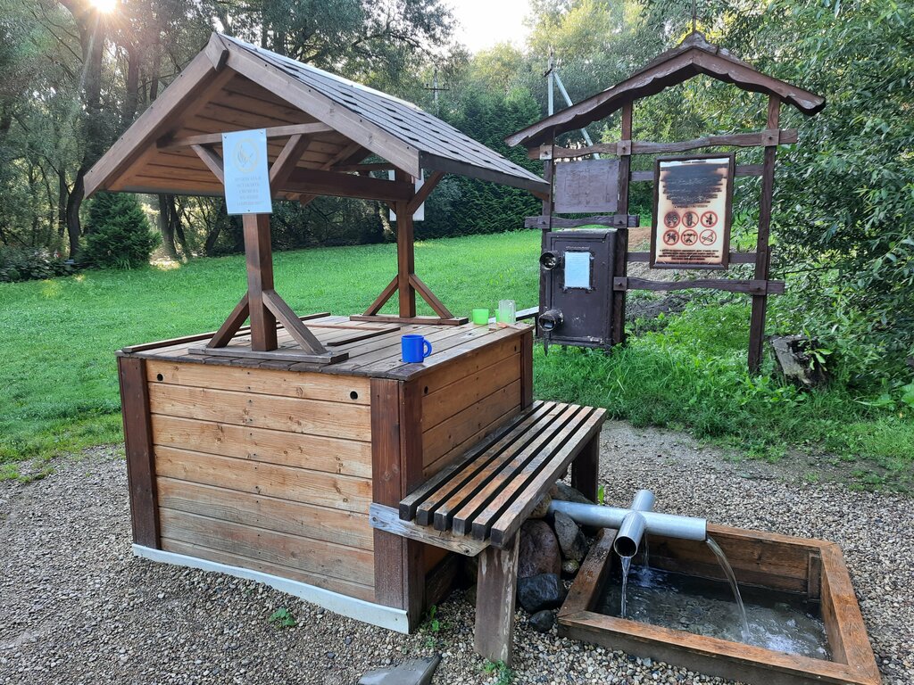 Pınar, çay Vitaŭski spring, Minskaya oblastı, foto