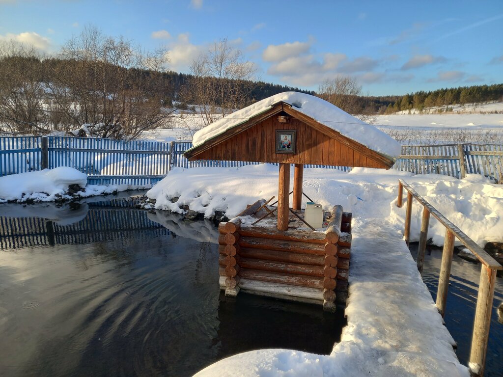 Pınar, çay Spring, stream, Krasnoyarski krayı, foto