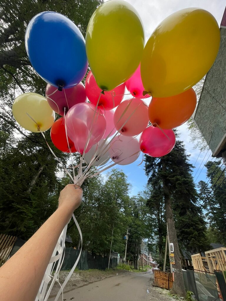 Çiçekçiler Цветы шары фейерверки, Karaçay‑Çerkez Cumhuriyeti, foto