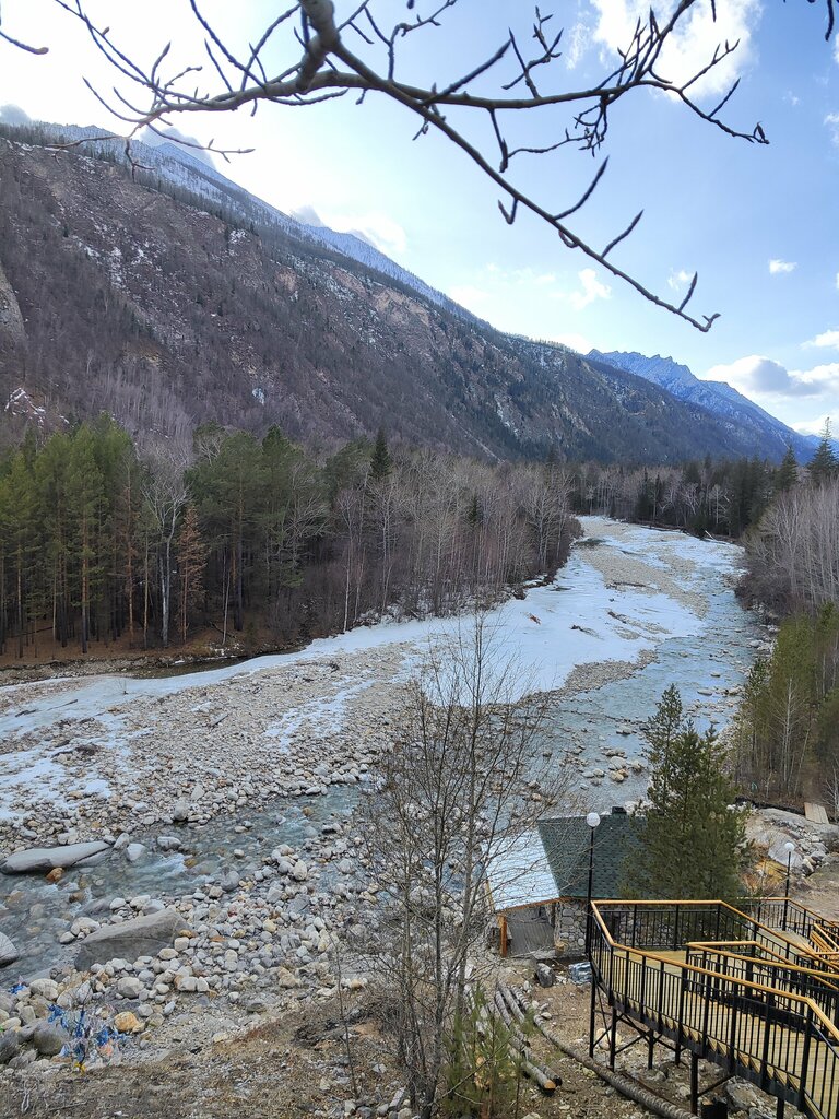 Pınar, çay Spring, stream, Buriatya, foto