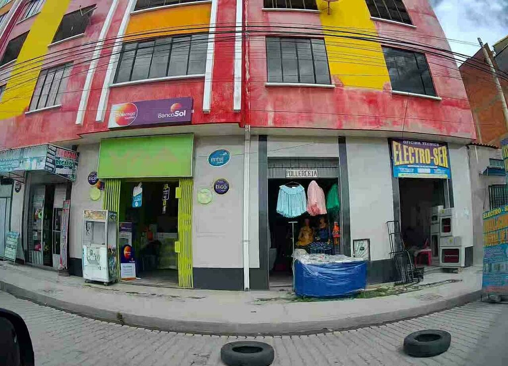 Ev tekstili toptancıları Polleria, El Alto, foto