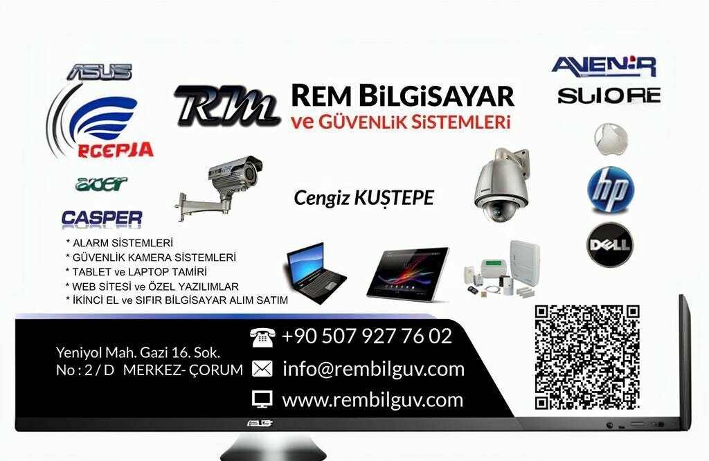 Güvenlik ve alarm sistemleri Rem Bilgisayar, Çorum, foto
