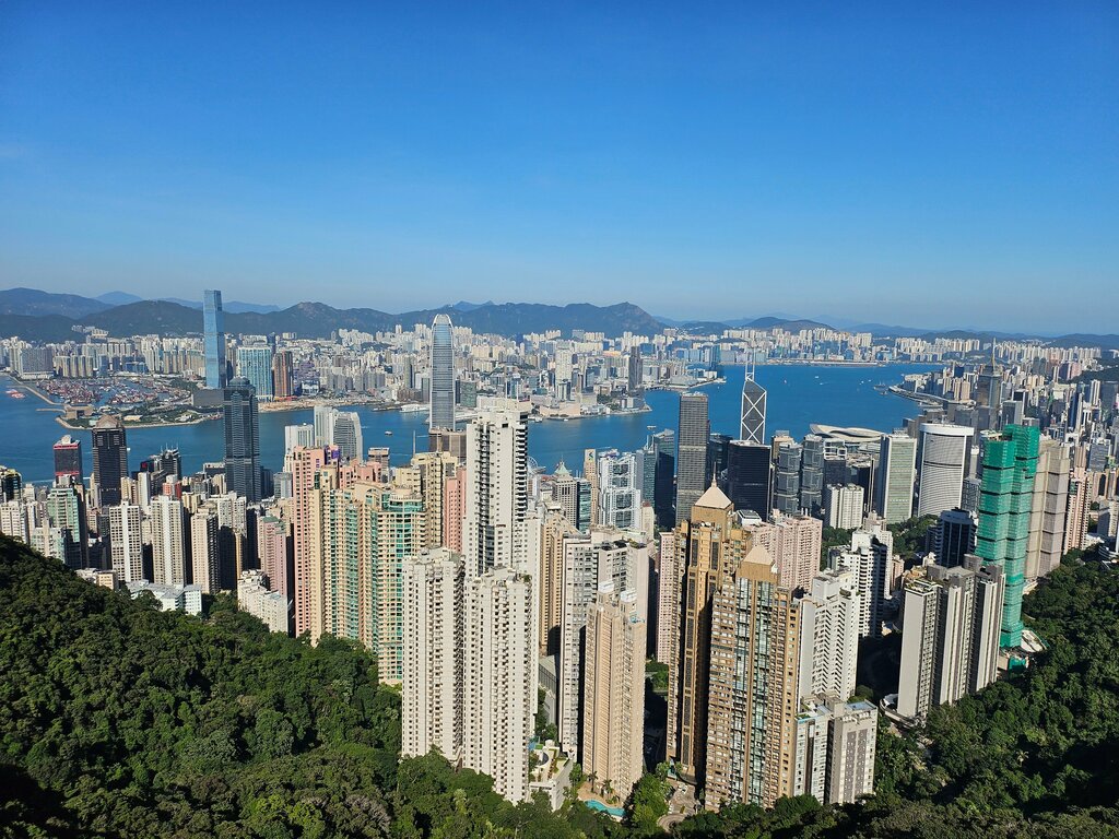 Kültür ve eğlence parkları Victoria Peak Garden, Hong Kong, foto