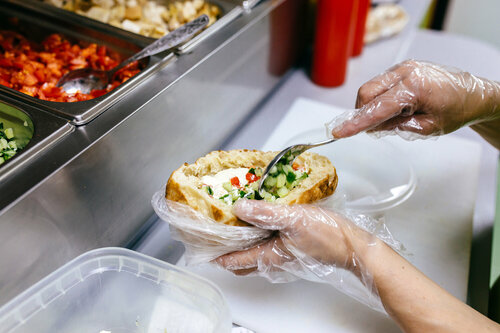 Fast food Doner Kebab, Perm, foto
