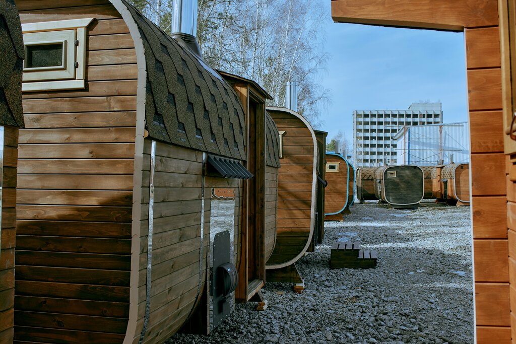 Ahşap endüstrisi Tayga, Tomsk, foto