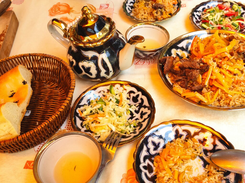 Kafe Alisher Osh Plov, Semerkant, foto