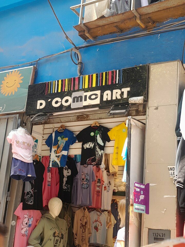 Giyim mağazası D' Comic Art, Lima, foto