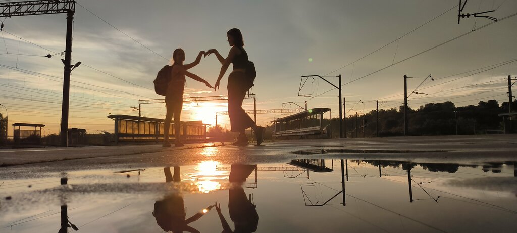 Tren istasyonu разъезд Иня, Novosibirsk, foto