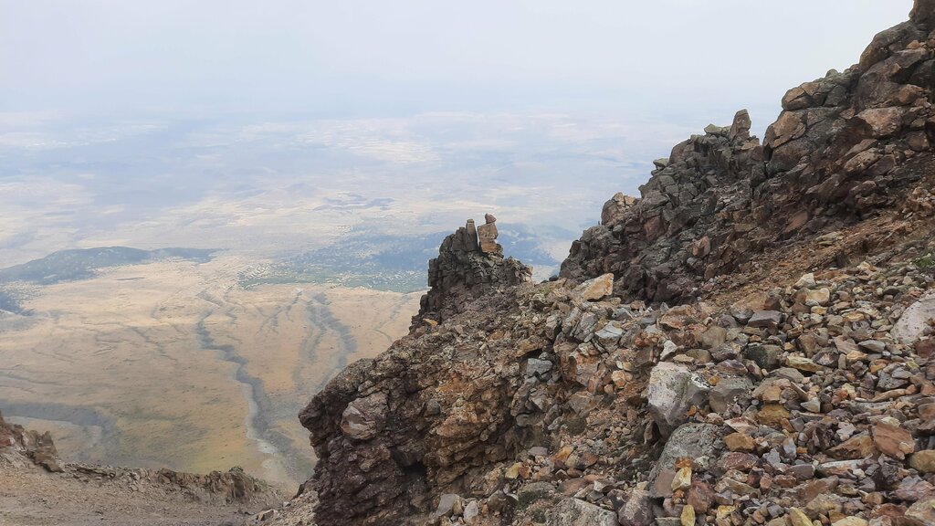 Dağ zirvesi Hasan Dağı, Aksaray, foto