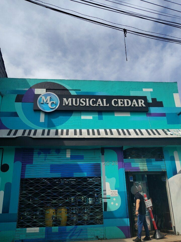 Enstrüman mağazaları Musical Cedar, Medellin, foto