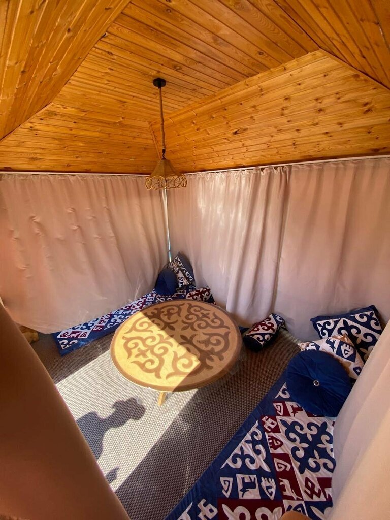 Resort oteller, tesisler Aq Bulaq, Zhetysu ili, foto