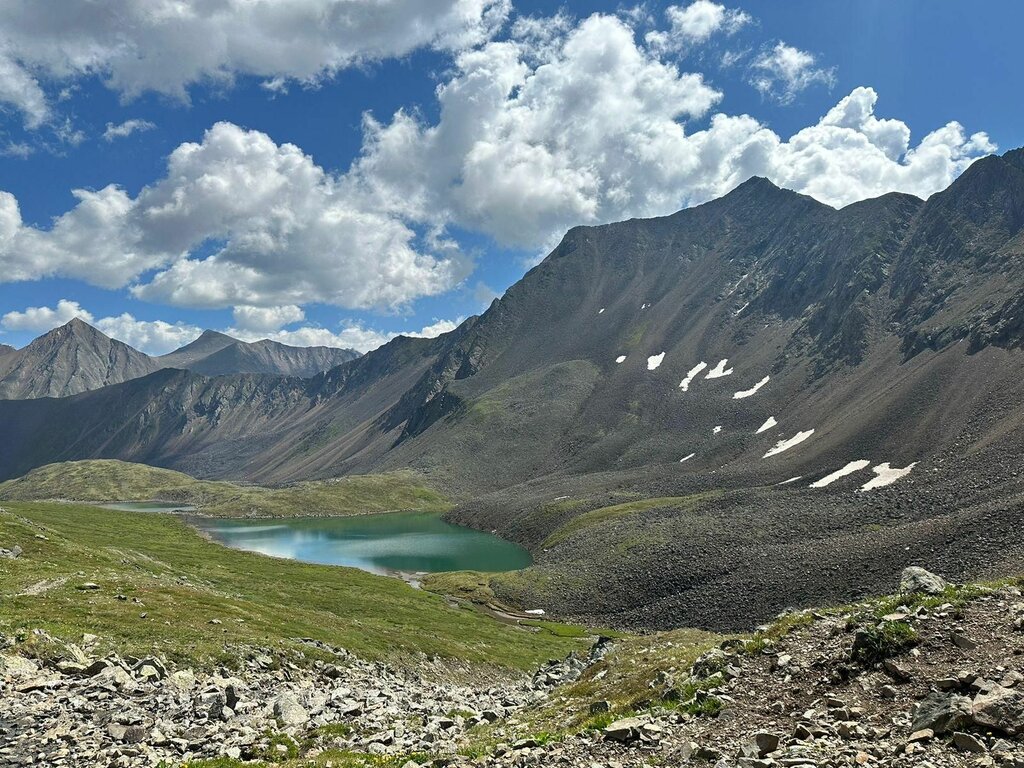 Dağ geçidi Перевал Шумакский 2767 метров, Buriatya, foto