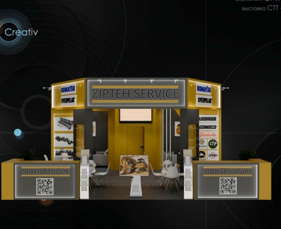 Sergi standları Creativ Booth, Moskova, foto