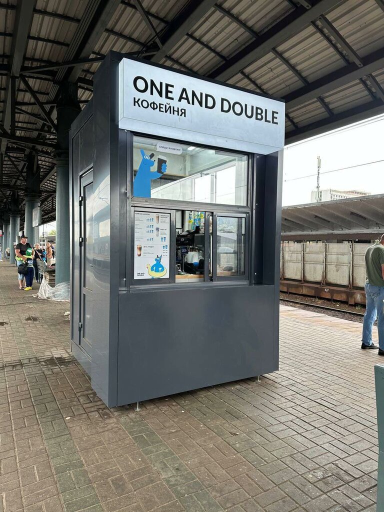 Kahve dükkanları One and Double, Moskova, foto
