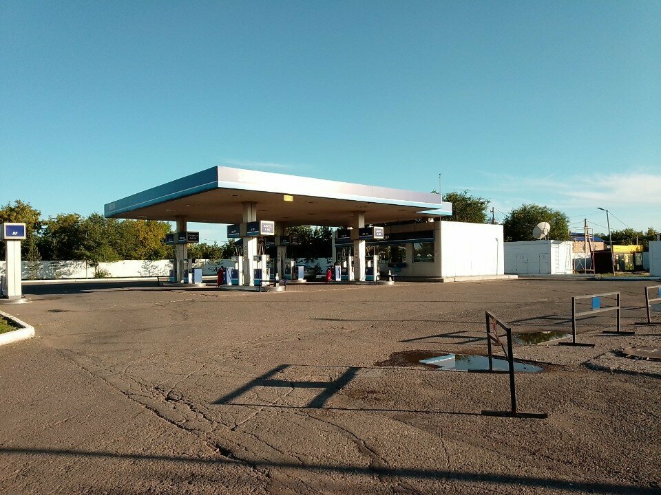 Benzin istasyonu Seda, Karağandı, foto